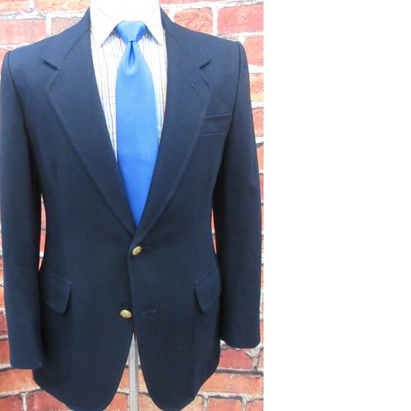 Pendleton | Suits & Blazers | 38 R Pendleton 0 Wool Sport Coat Navy ...